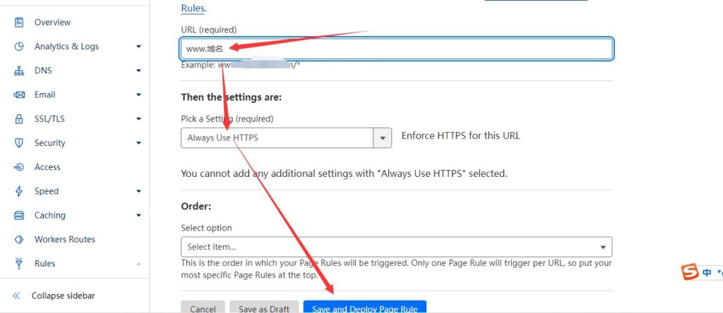 Cloudflare (CF) 设置SSL的方法 强制https跳转的设置步骤-日记男孩的博客